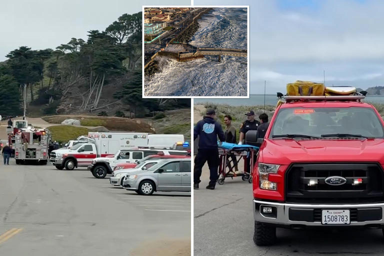 Mom and child in serious condition after 'sneaker wave' dragged them ...