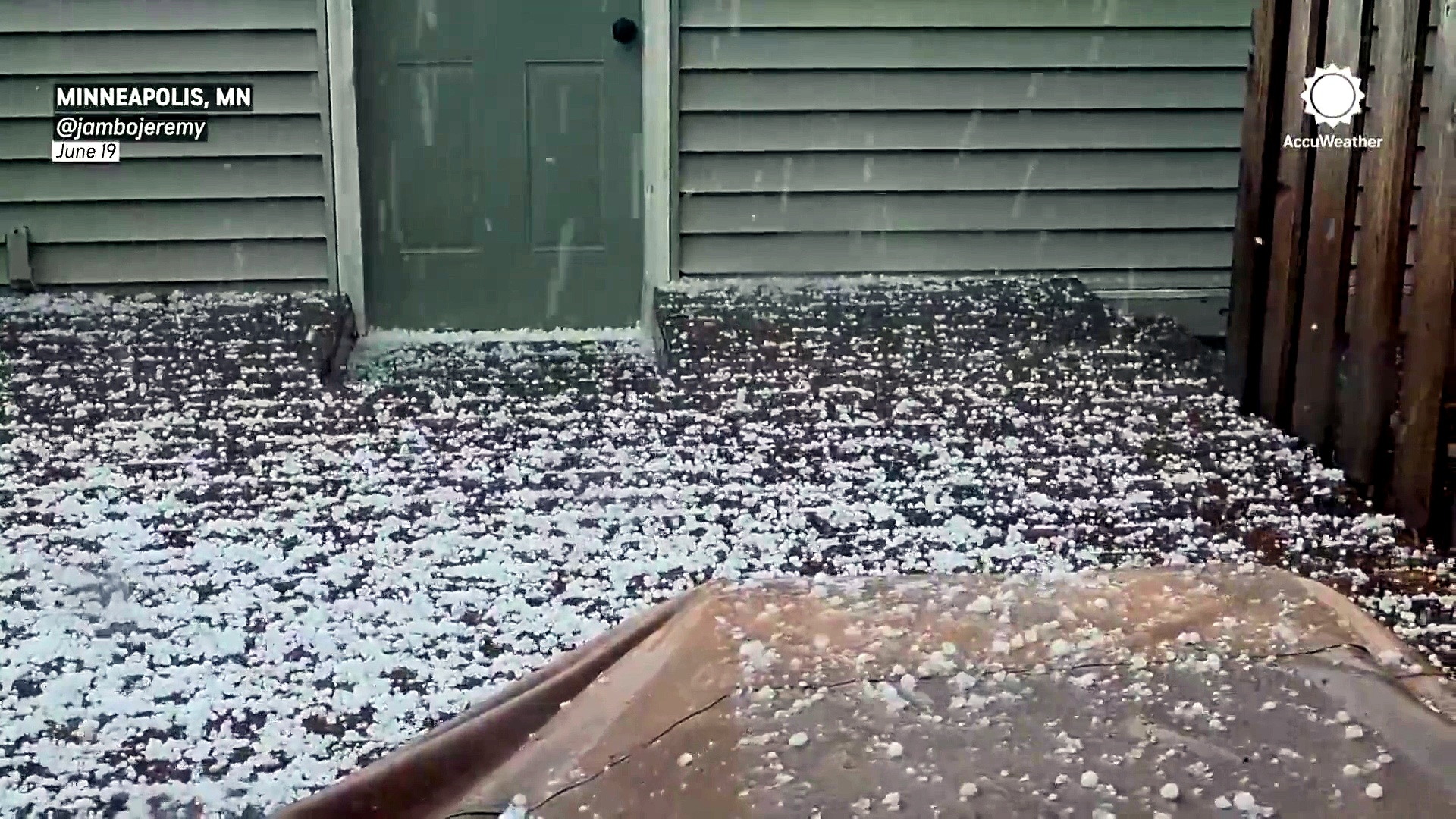 Intense hail hammers the Twin Cities