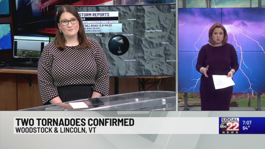 NWS Burlington confirms two tornadoes touched down Thursday