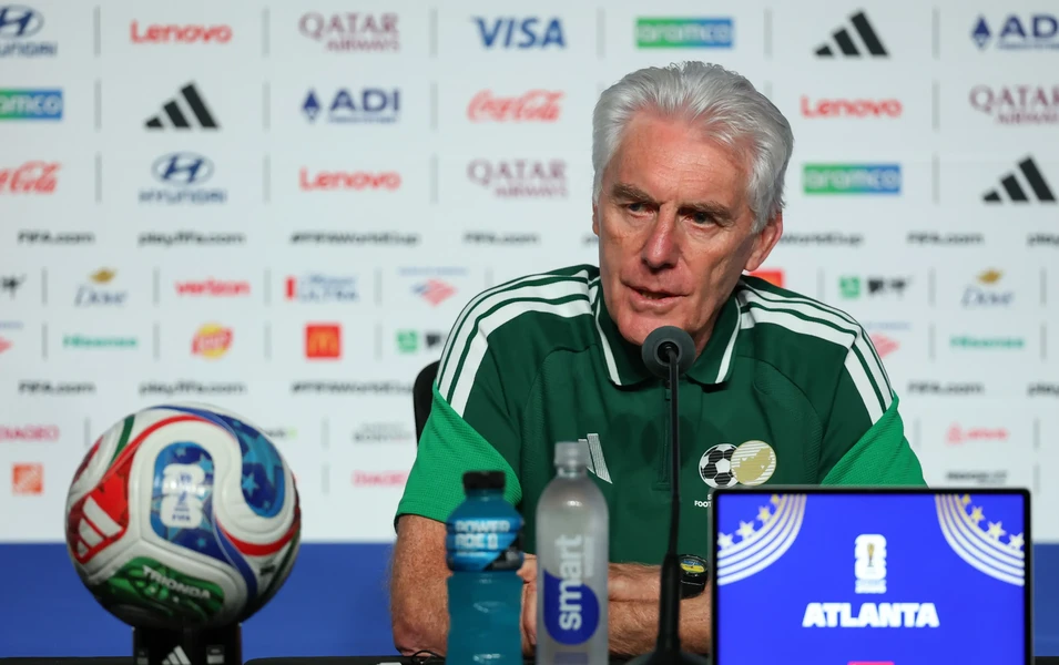 Broos slams stadium and tactics after World Cup draw