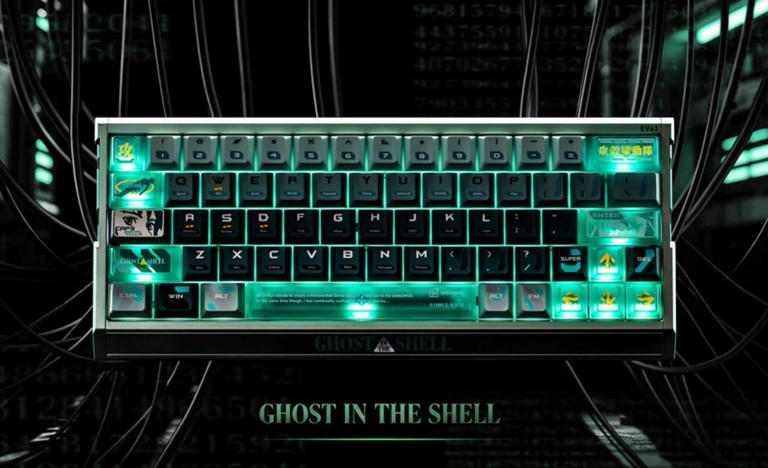 Ghost in the Shell officially drops new cyberpunk gaming gear collection