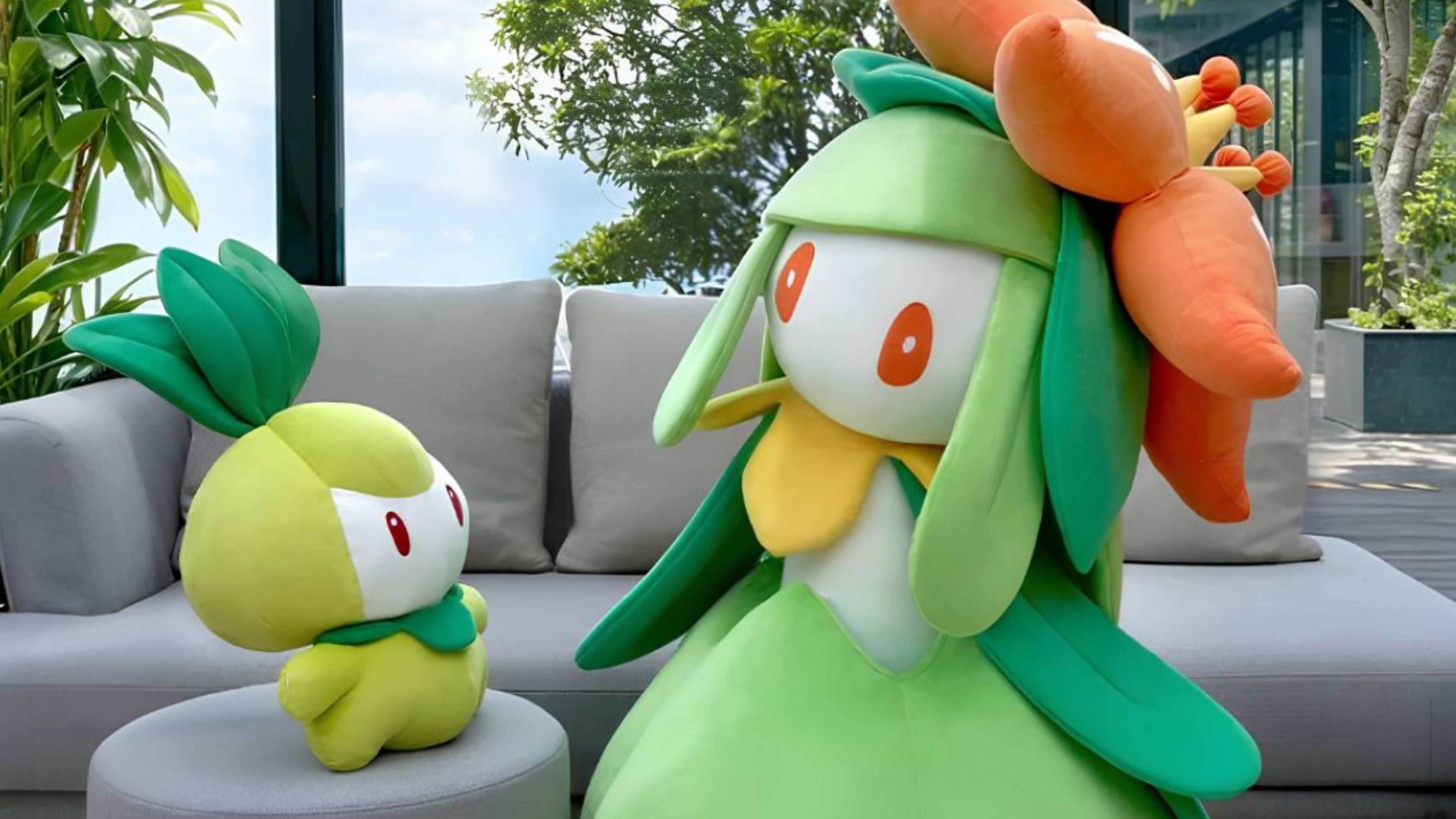 Pokemon Adds Lilligant To Its Life-Size Plush Collection