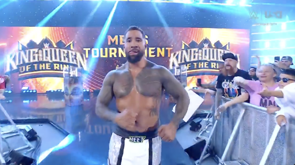 Jey Uso struts into WWE’s King of the Ring final against Oba Femi