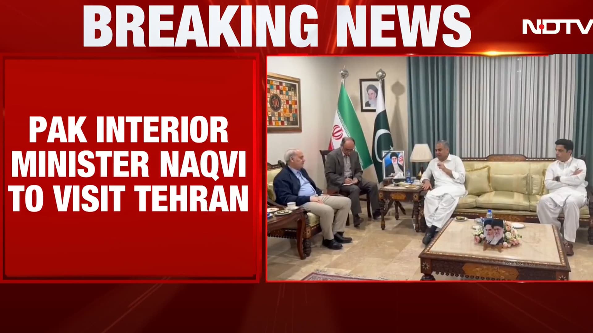 Pakistan minister Mohsin Naqvi to visit Tehran for talks: Iran state media
