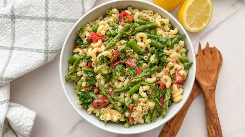 Elevated old-school macaroni salad recipe