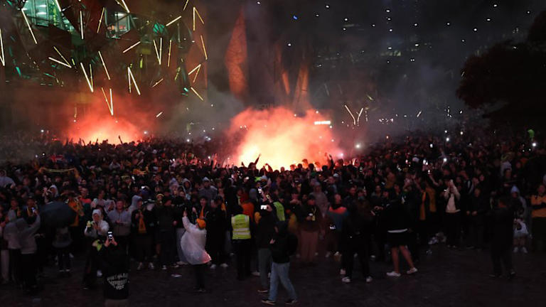 Arrests over flares, sexual assault investigated at Federation Square