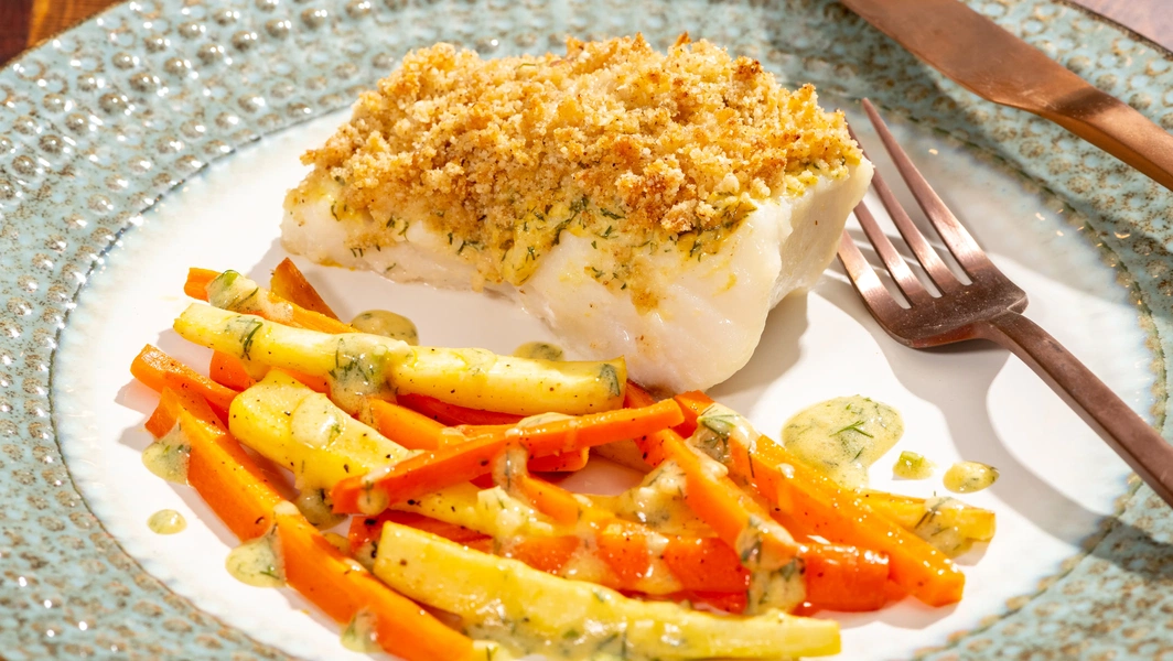Mediterranean baked cod made simple and tasty