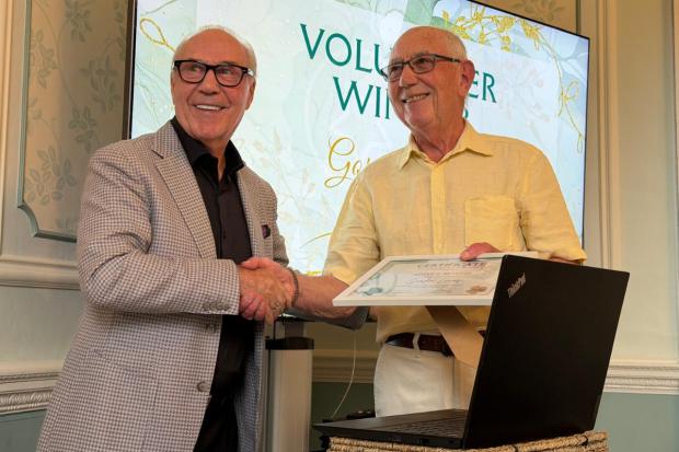 Rotary Club president honoured with volunteer award
