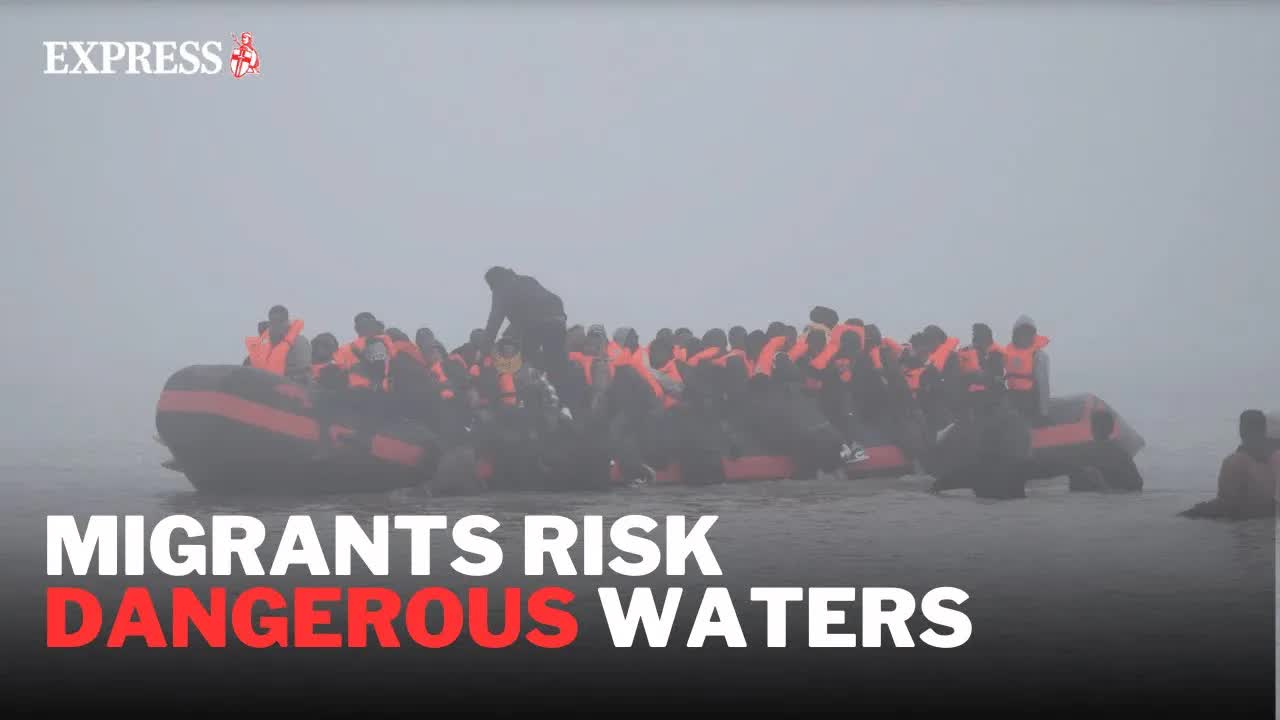 Migrants brave treacherous Channel crossing amid harsh weather