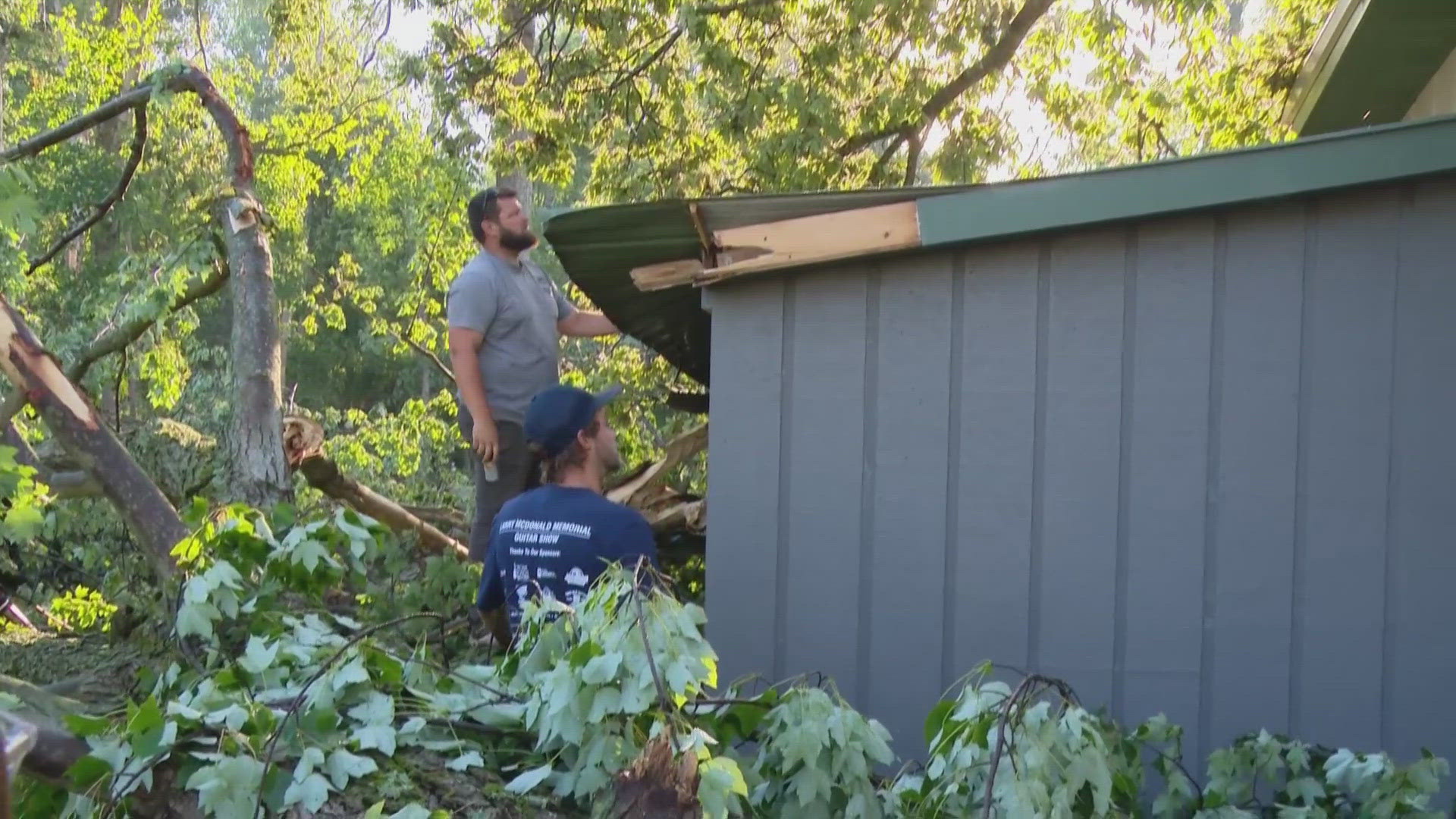 Southern Indiana tornadoes leave trail of damage across 20-mile path