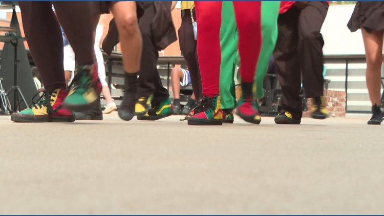 Hundreds of people in Fort Smith celebrate Juneteenth at block party