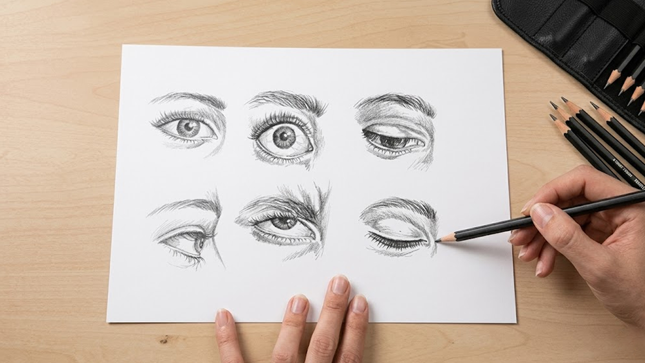 Master eyes expression drawing tutorial for realistic emotional portraits
