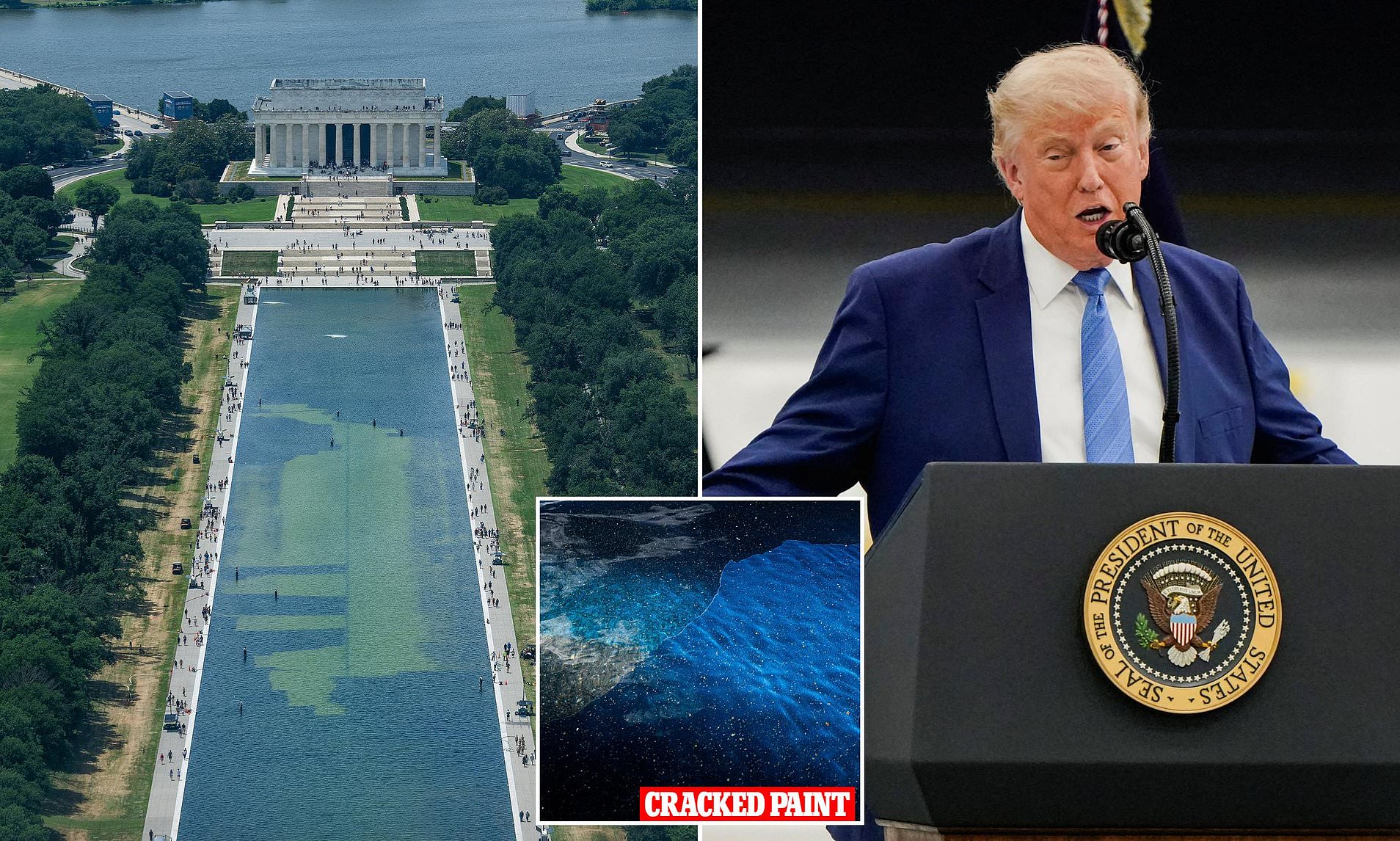 Fresh twist in $14.2m Reflecting Pool fiasco as new paint peels and ...