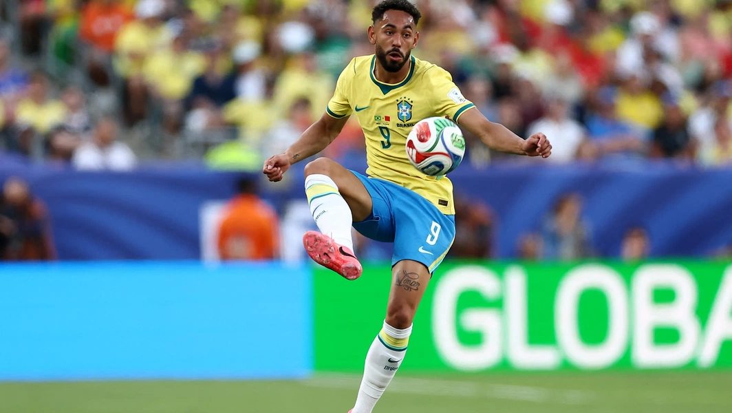 Cunha’s brace puts Brazil in control against Haiti