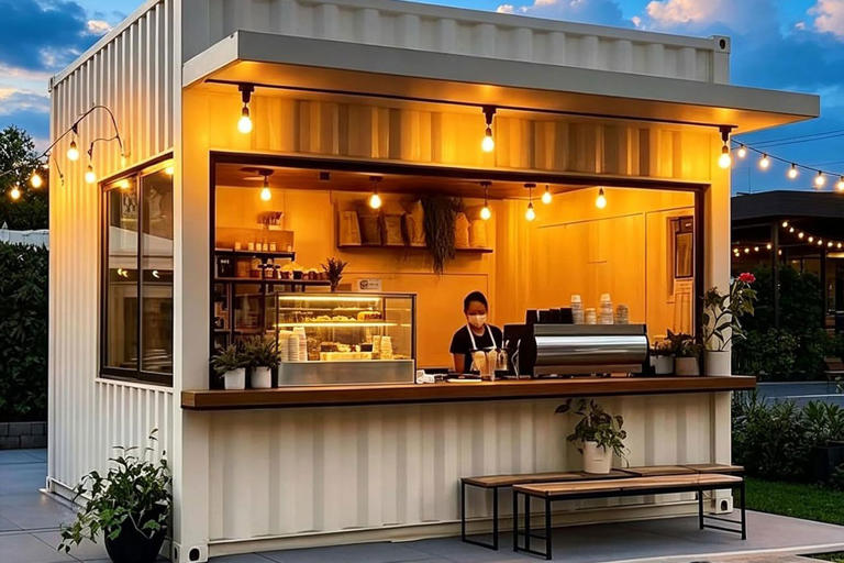 Amazon is quietly selling a tiny home-style cafe that's fully ...