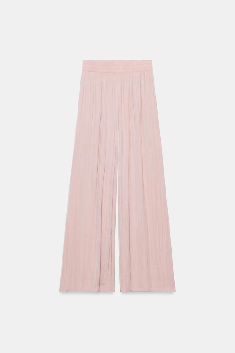 Zara lanza en 5 colores su pantalón ancho efecto cinturita de 22 ...