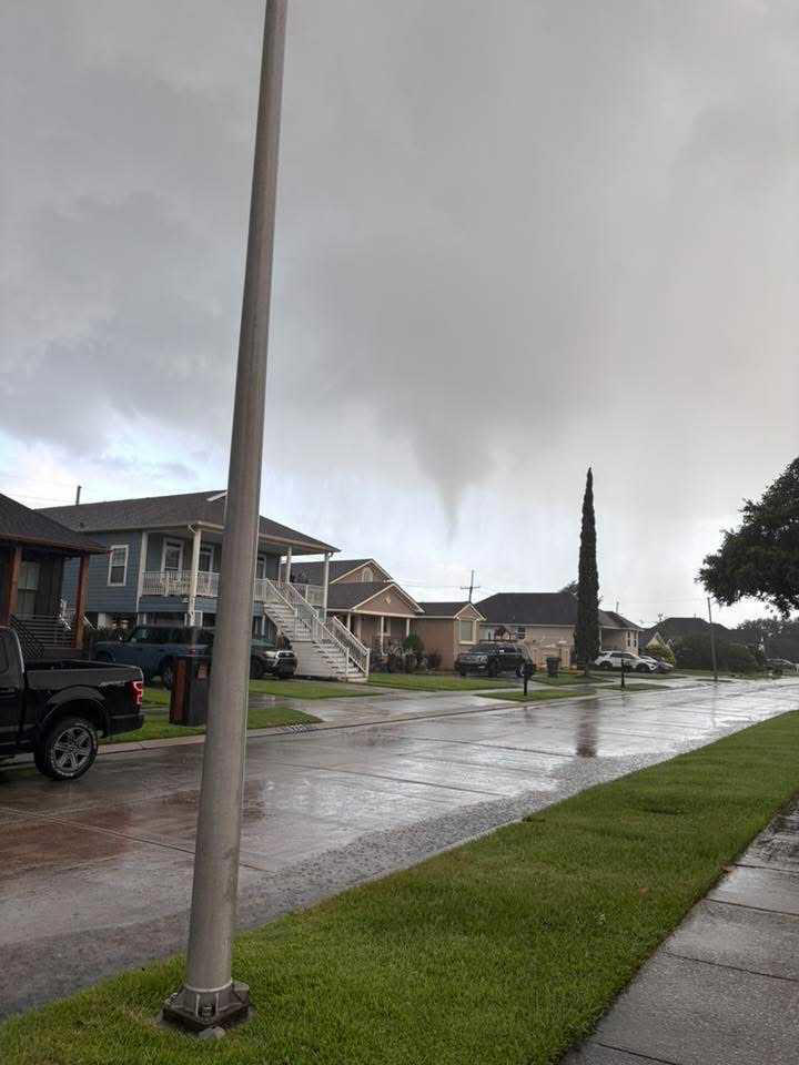 Roughly a dozen homes damaged by funnel cloud in Arabi