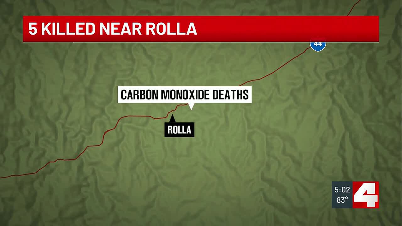 Carbon monoxide leak kills 5, injures 2 in Phelps County duplex
