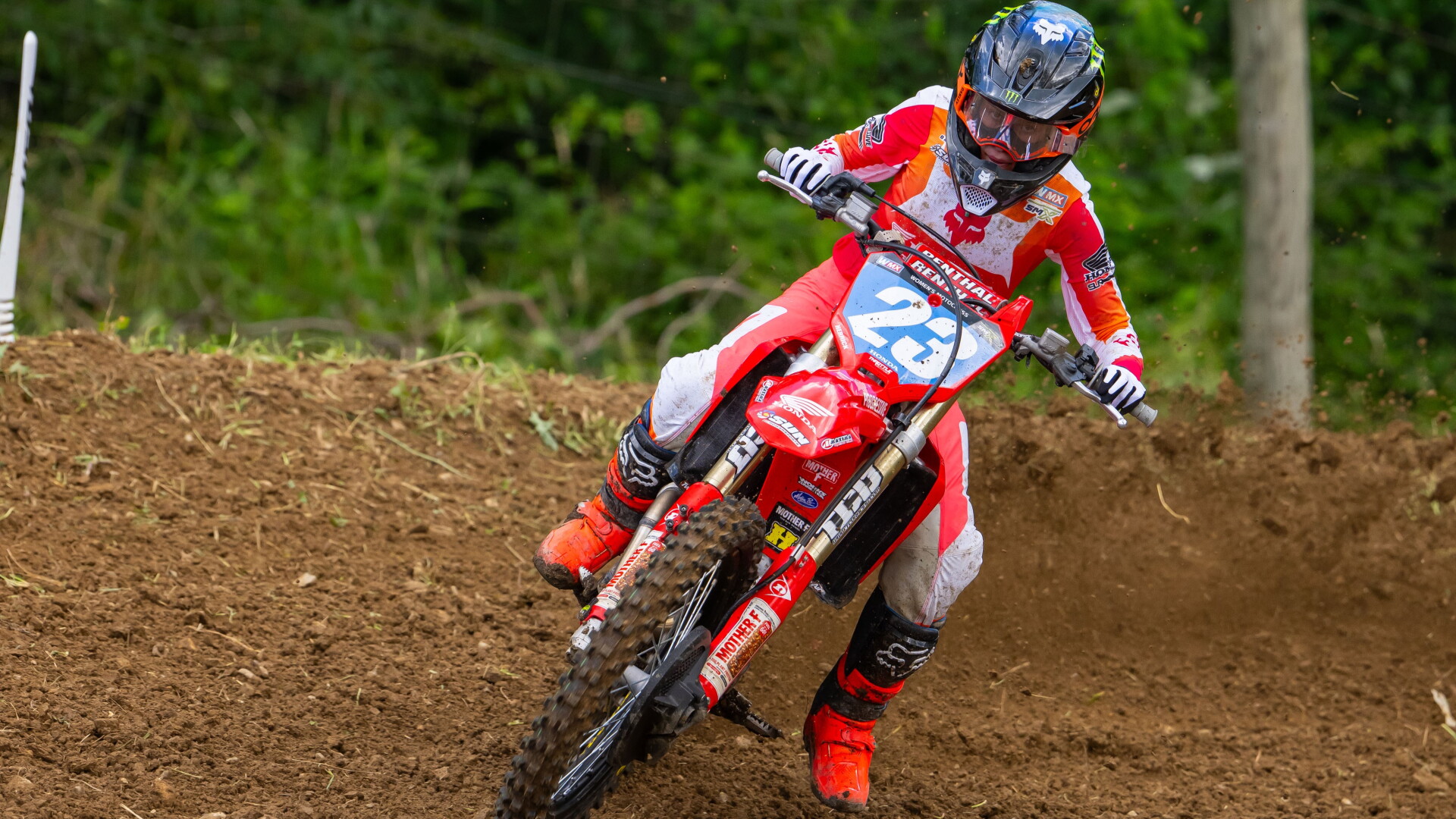 Mayla Herrick wins in her women's pro motocross (WMX) debut to give ...