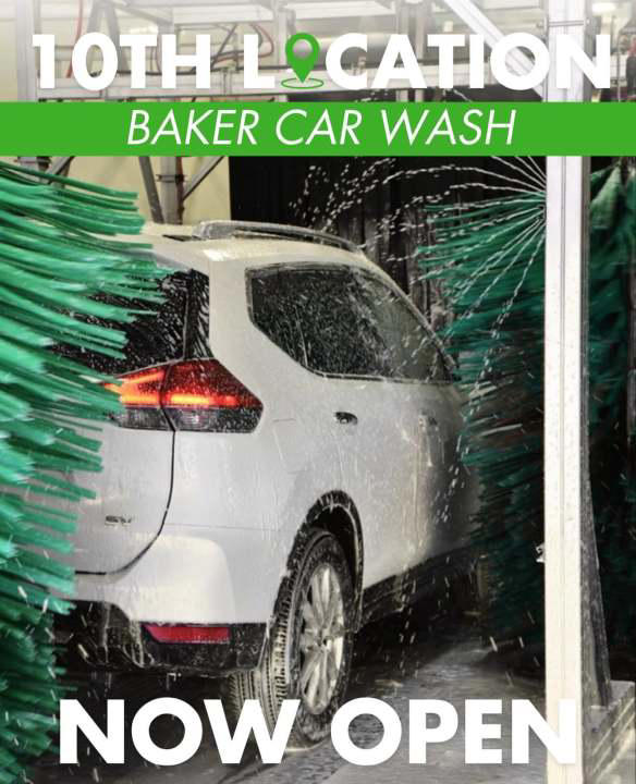 Benny’s Car Wash and Oil Change opens new Baker location
