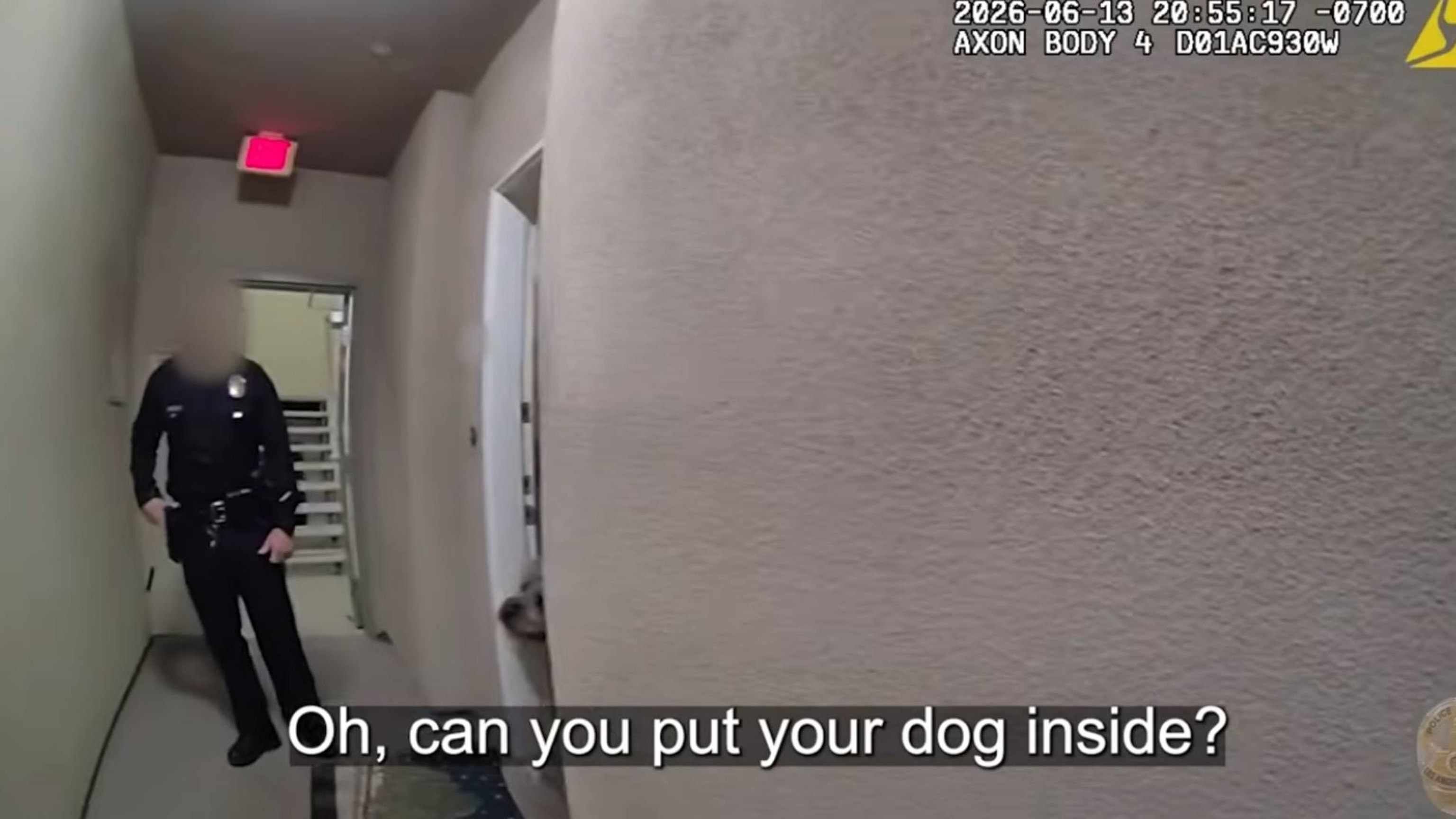 LAPD releases body camera footage showing officer shooting dog in ...
