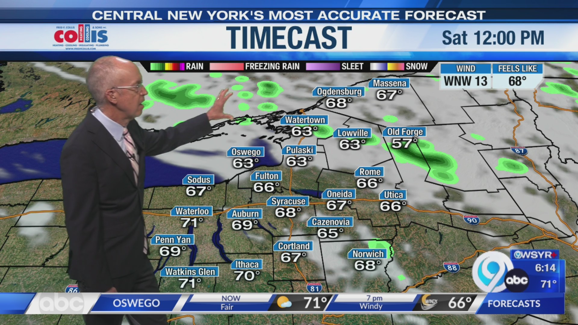 Storm Team forecast: 6 pm Friday June 19th