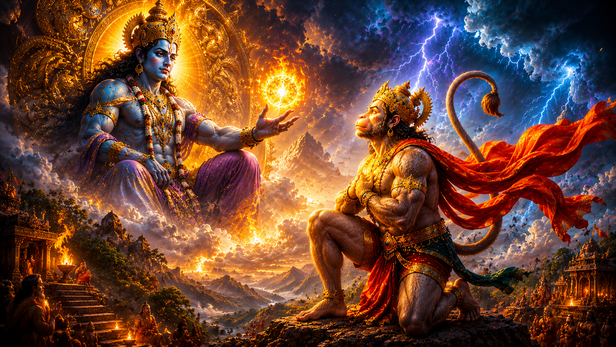 Why did God test Hanuman Ji when he was already divine?