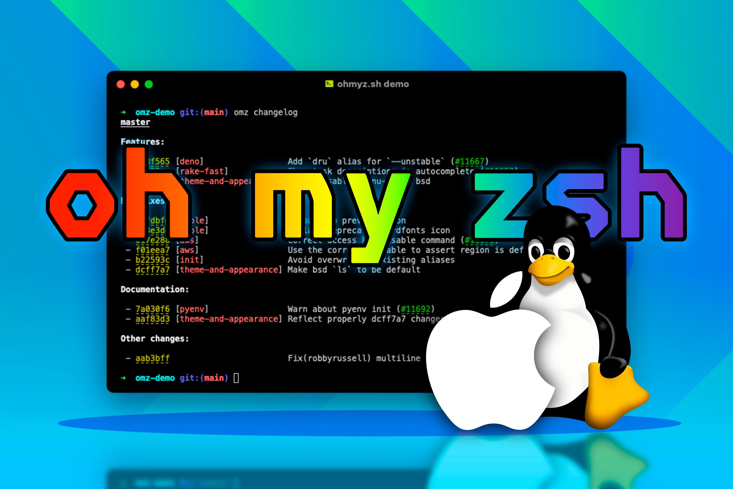 I customized my terminal with Oh My Zsh and just a little bit of vibe ...