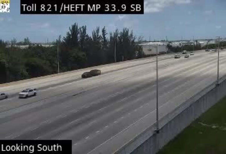 The Miami-Dade brush fire has shut down some of Florida's Turnpike lanes