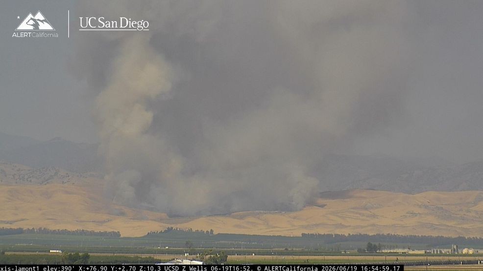 Man killed in crash on Highway 58, sparks fire on hillside