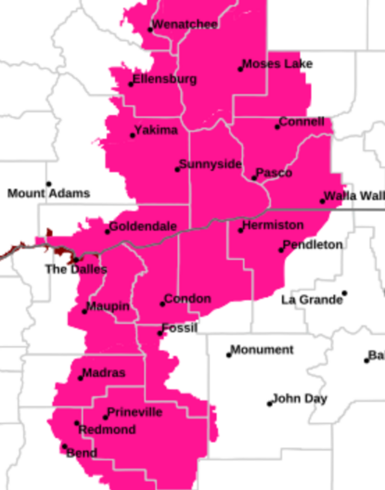 Red flag fire warning for Tri-Cities area, just after wildfires contained