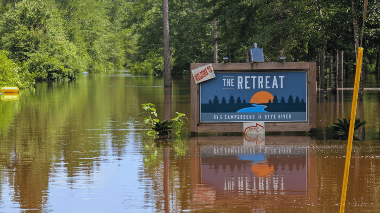 Baldwin County campers remain displaced after Styx River floods RV park