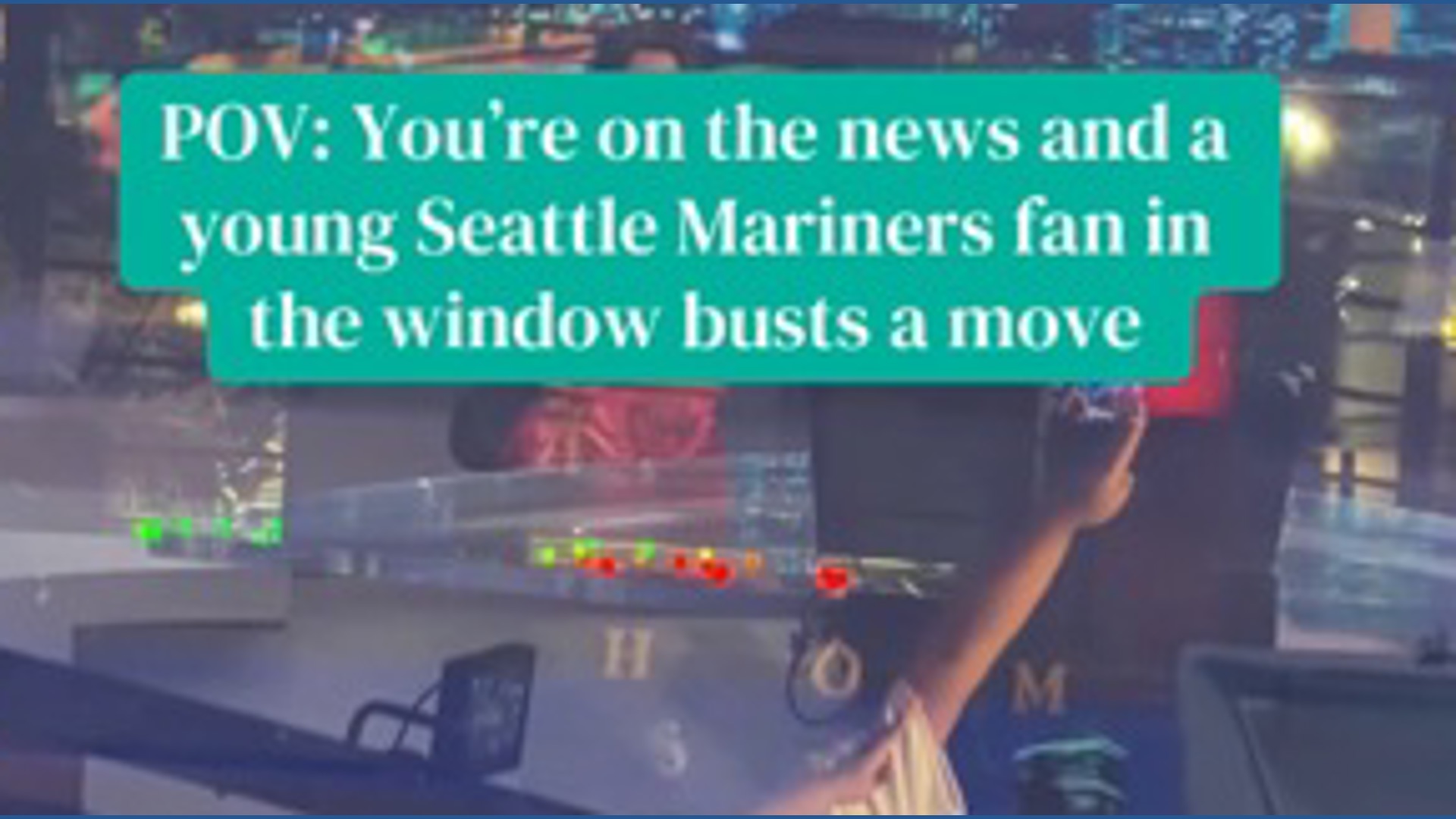 Young Seattle Mariners fan busts a move