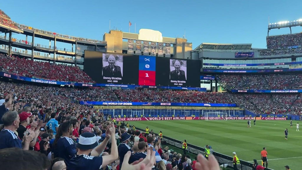 Tartan Army honors Scotland fan who suddenly died in Boston with minute ...