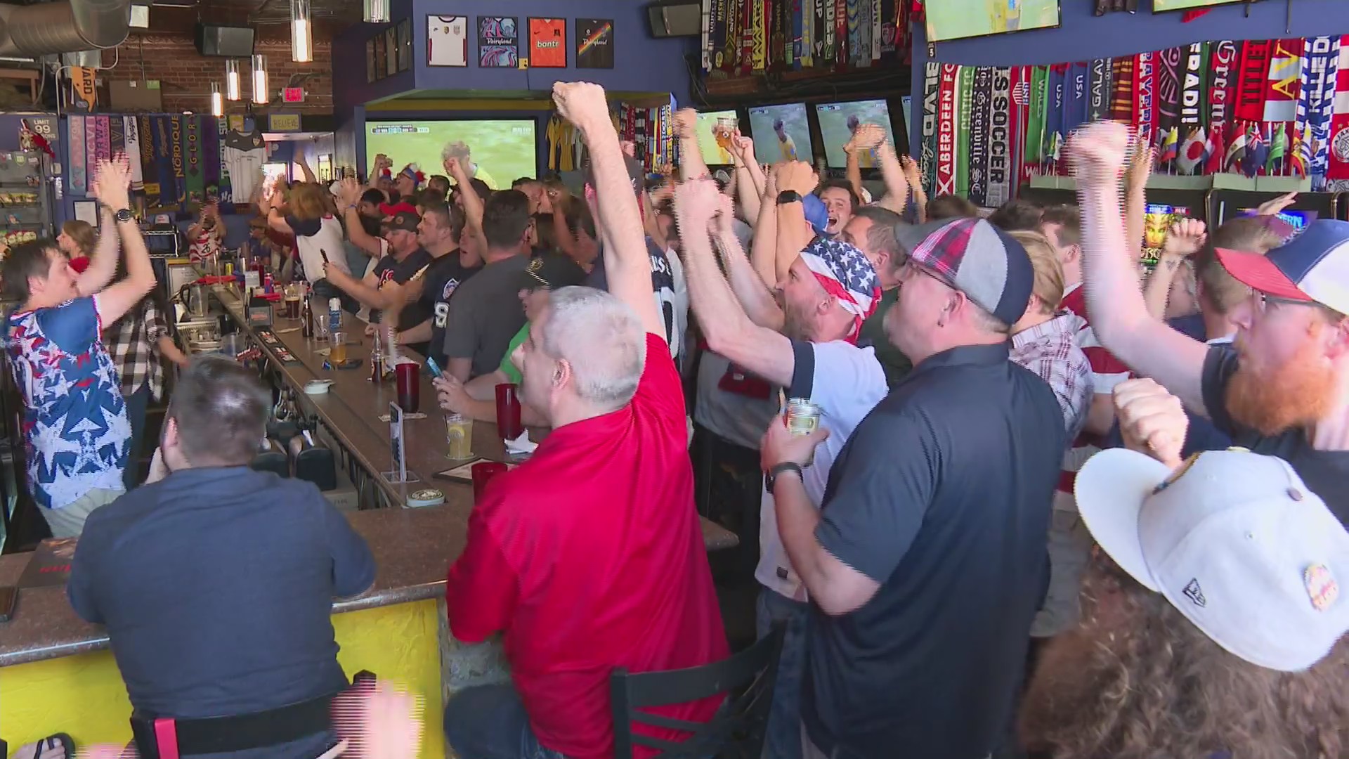 Soccer club watching USA in World Cup play | Daniel Schuster