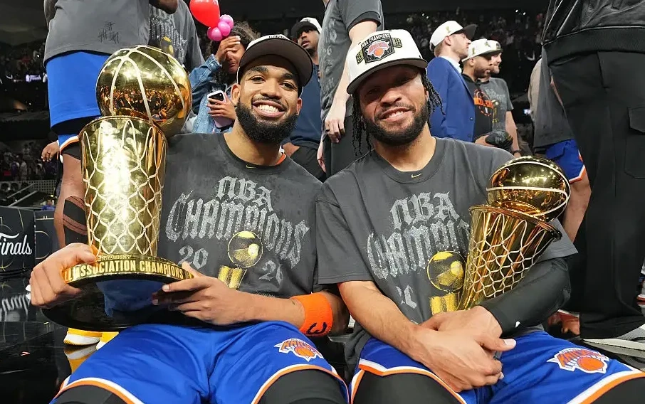 Towns’ four-word post to Brunson fuels Knicks’ title bond