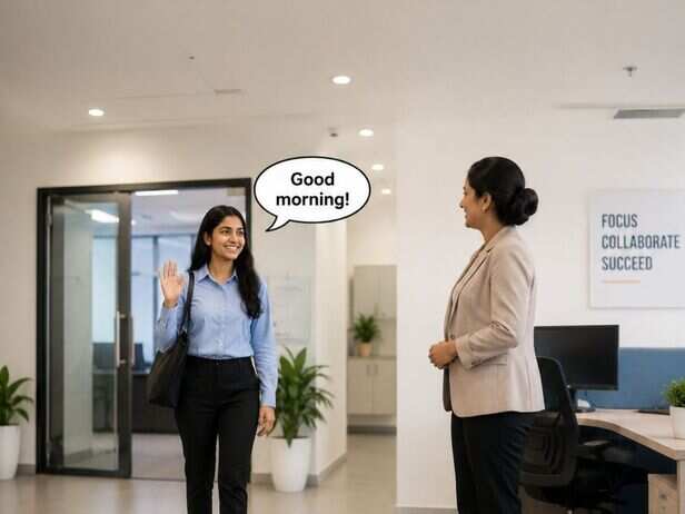 Why has saying 'good morning' at work become so awkward? The answer ...