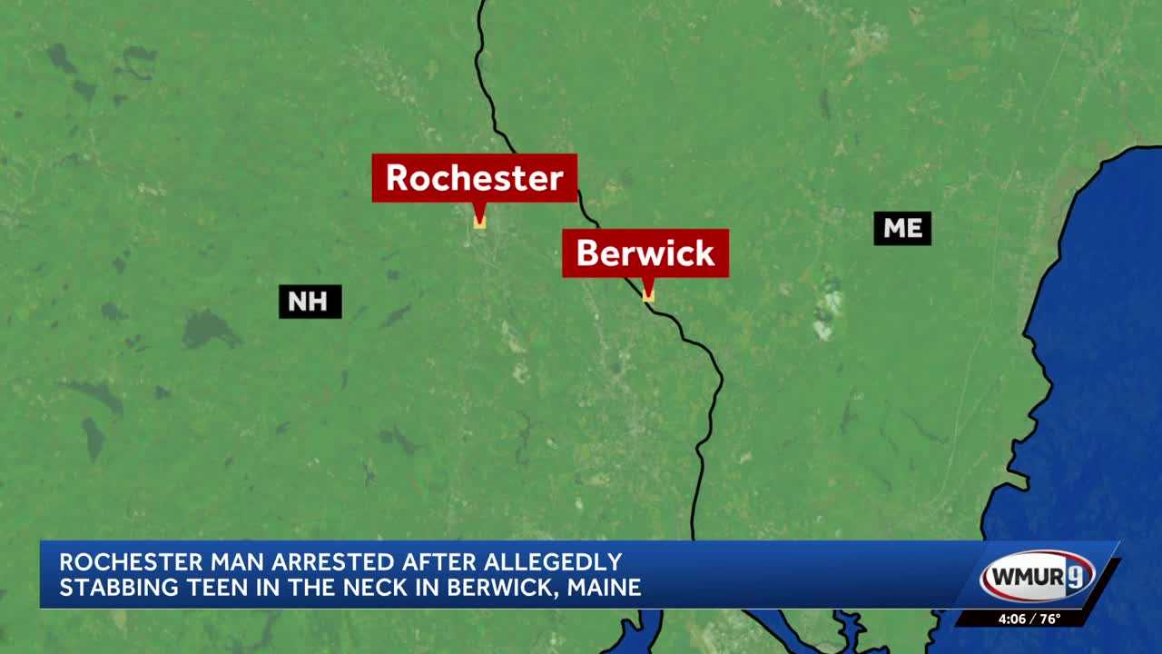 Rochester man arrested after allegedly stabbing teen in ME, officials say