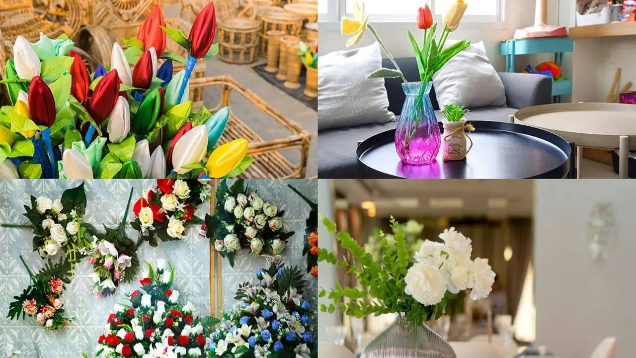 8 artificial flower home decor ideas for a beautiful interior