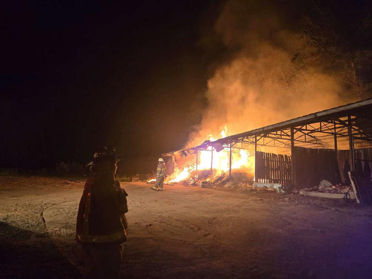East Haddam shed fire extinguished on Moodus Road, officials say
