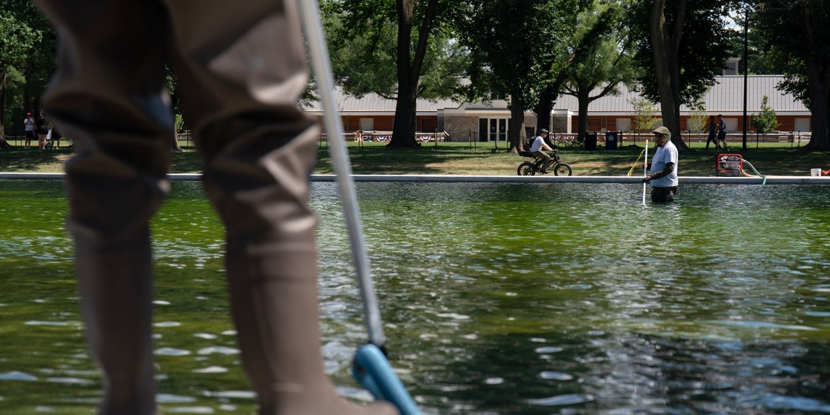 Trump claims reflection pool was vandalized amid algae growth ...