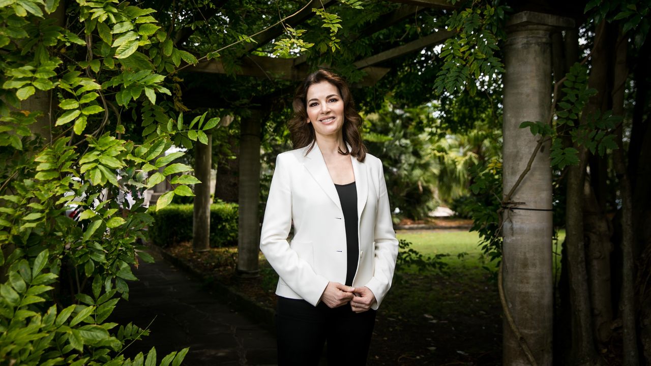 Nigella Lawson's parasol trees are a beautiful way to create natural ...