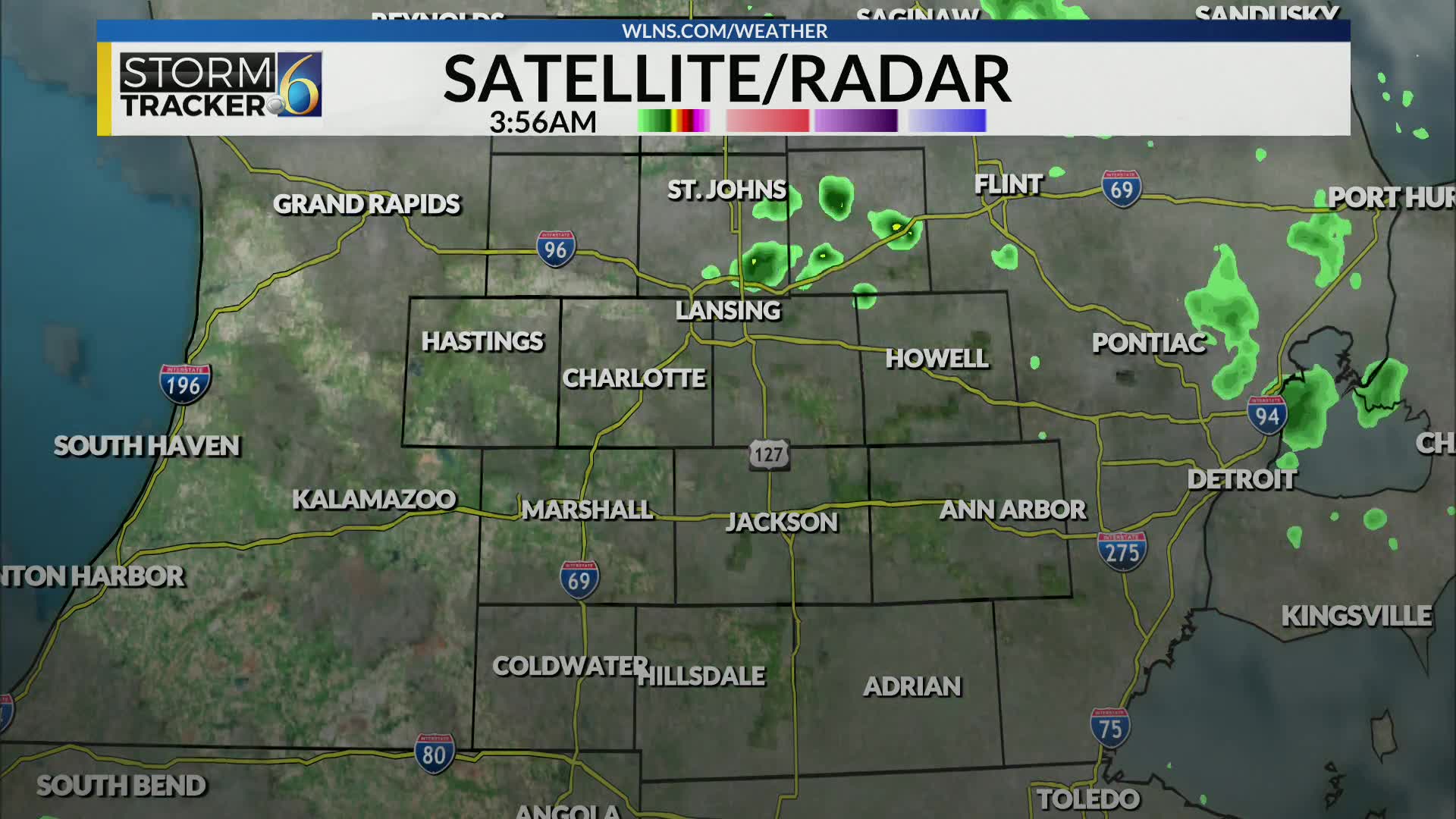 Rain returns Sunday evening