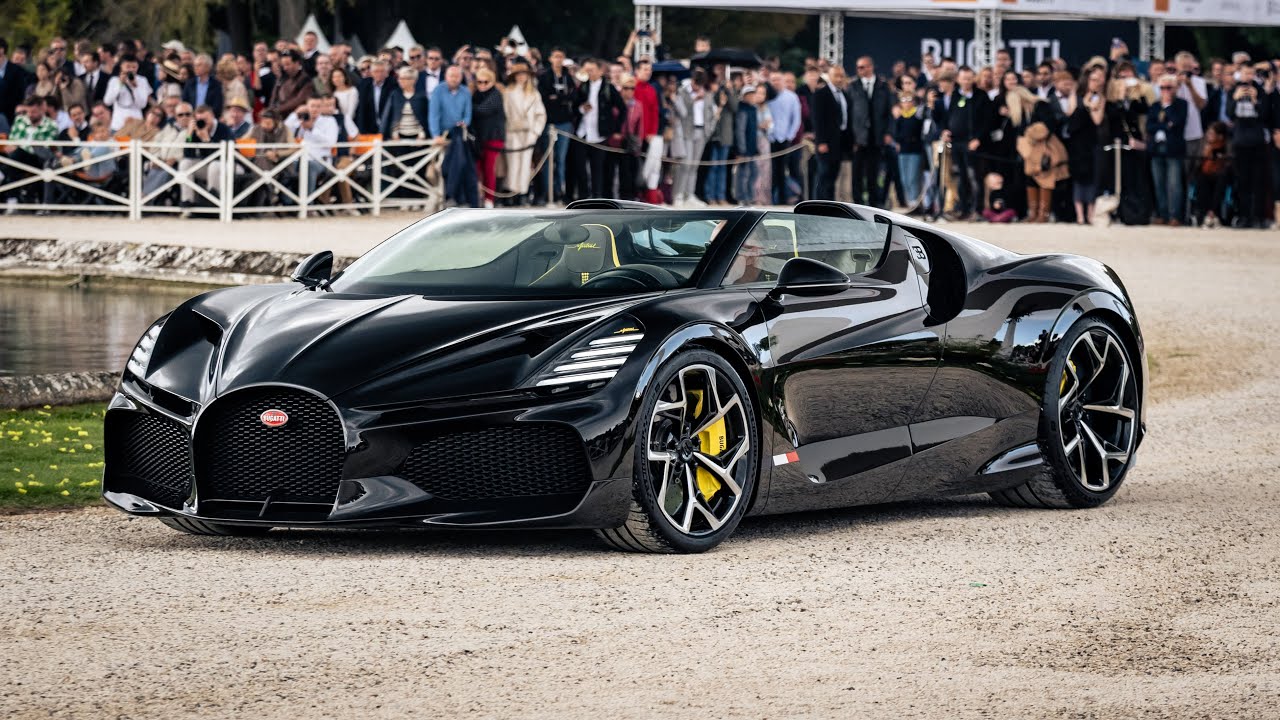 Bugatti Mistral and the wildest cars at Chantilly