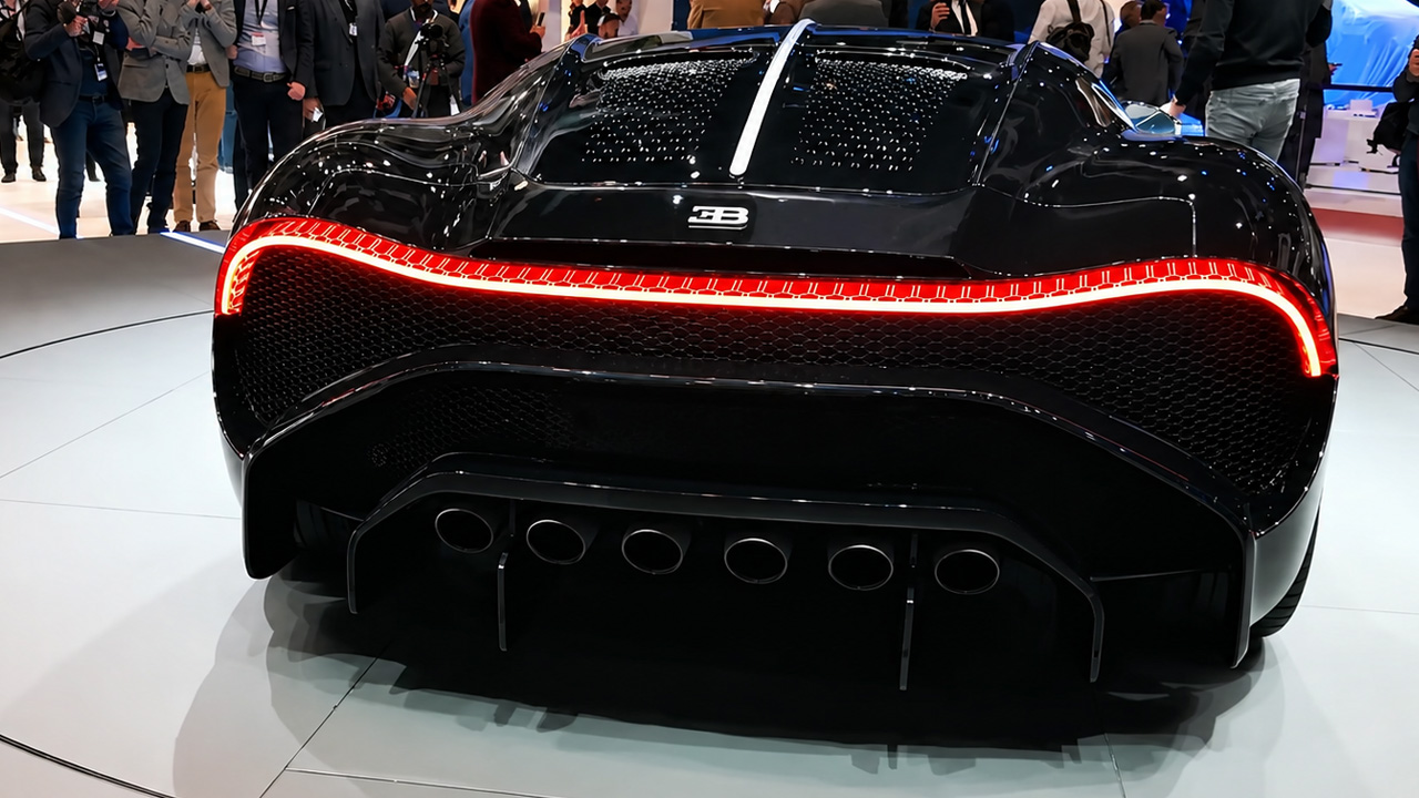 Het technische meesterwerk van de ultieme Bugatti La Voiture Noire met ...