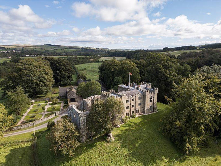 Medieval Northumberland castle built with Hadrian’s Wall stone hits market
