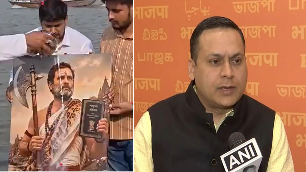 'Insult to Hindu faith': BJP slams Congress for depicting Rahul Gandhi ...