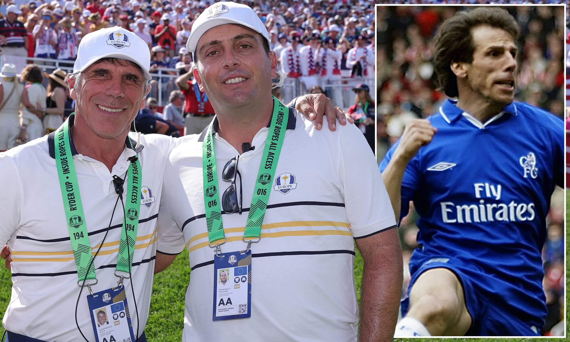Gianfranco Zola exclusive: Chelsea icon on his 'wild' Ryder Cup ride ...