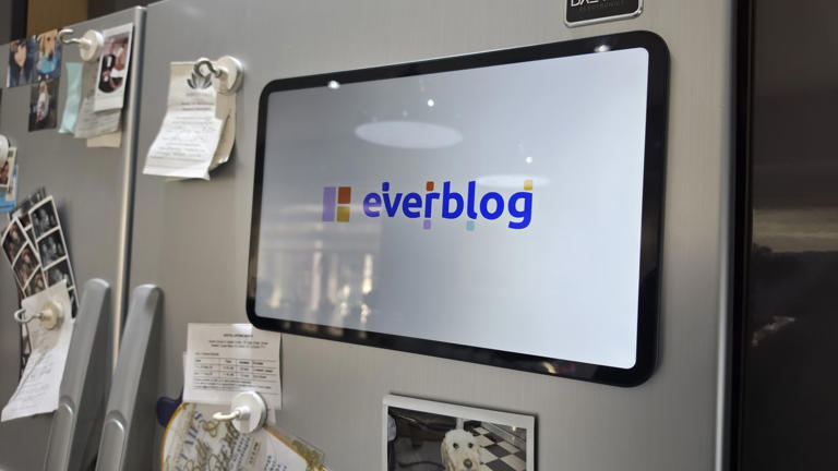 EverBlog's AI fridge calendar has helped creative life feel less cluttered