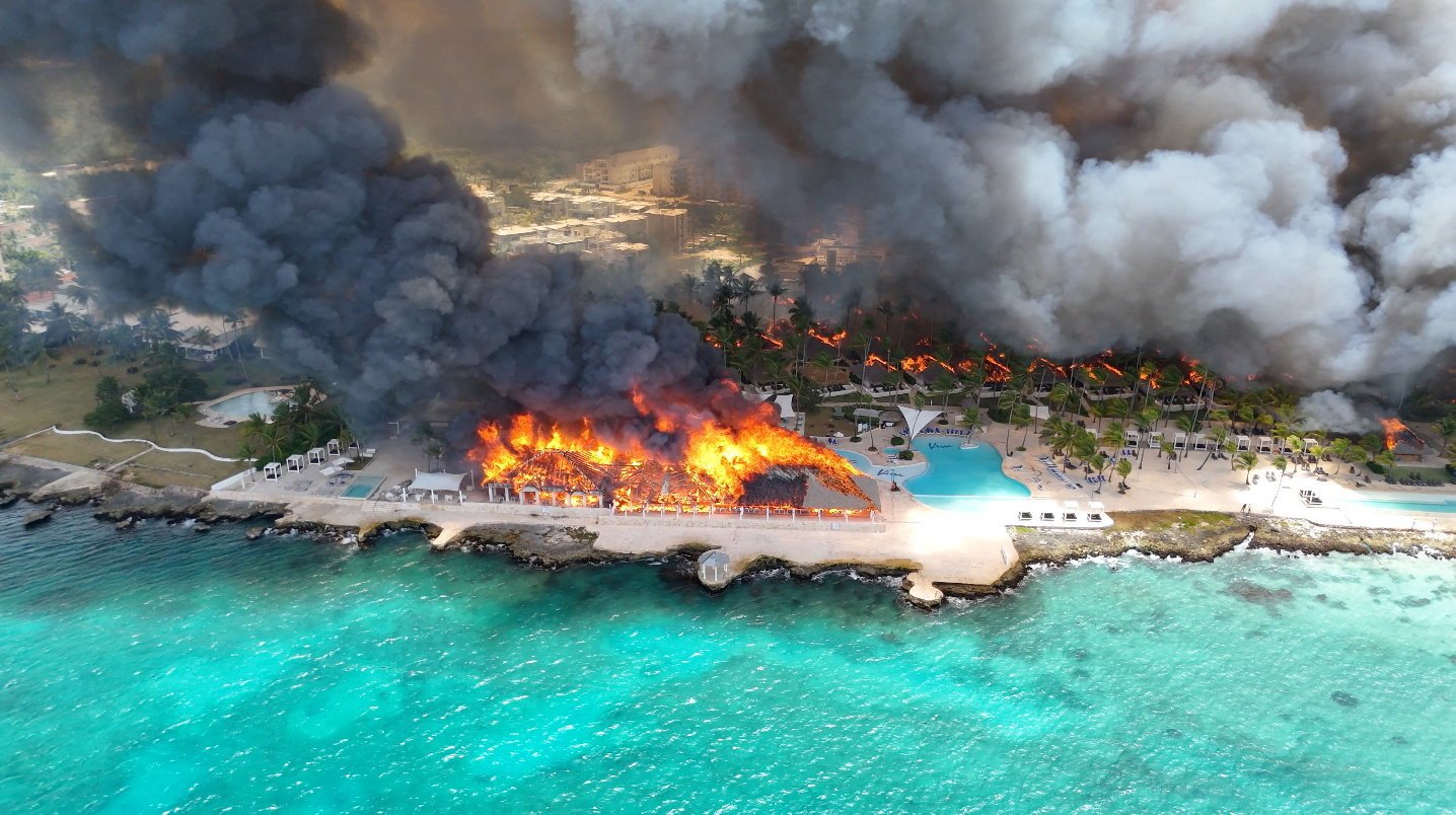 Mum who starred in TV show killed in luxury beach resort fire